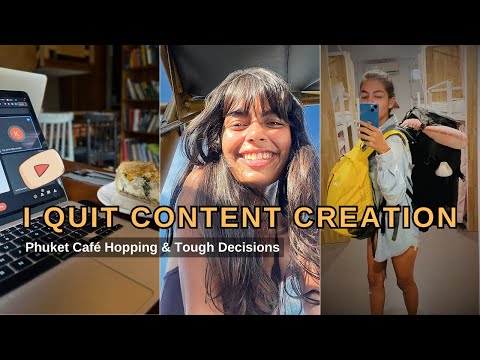 Exploring Cafes & Working Remotely in Phuket | Indian Girl in Thailand