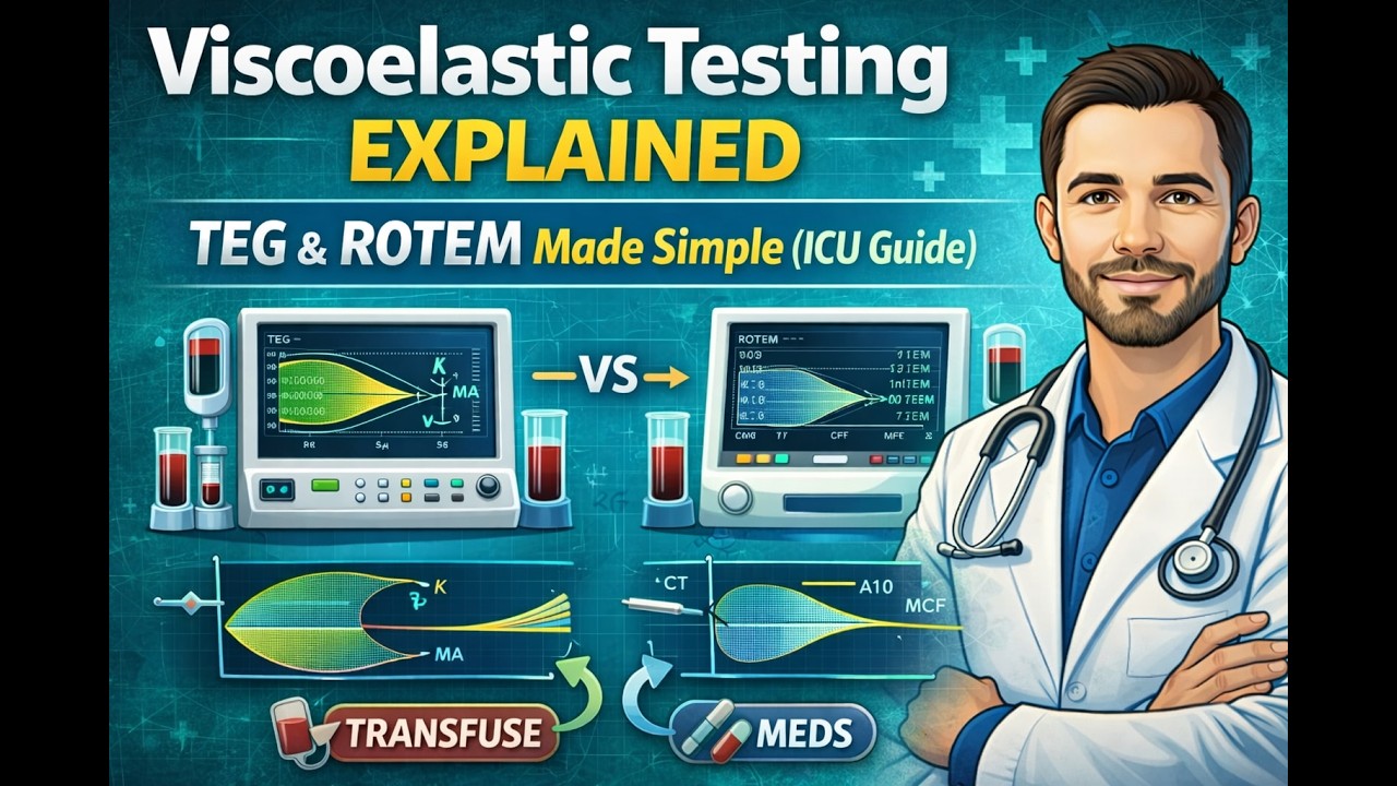 Viscoelastic Testing Explained | TEG and ROTEM Made Simple (ICU Guide)