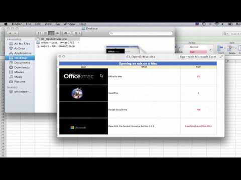 How Do I View Excel Spreadsheets on a Mac That Were Created on a PC? : Using Excel & Spreadsheets