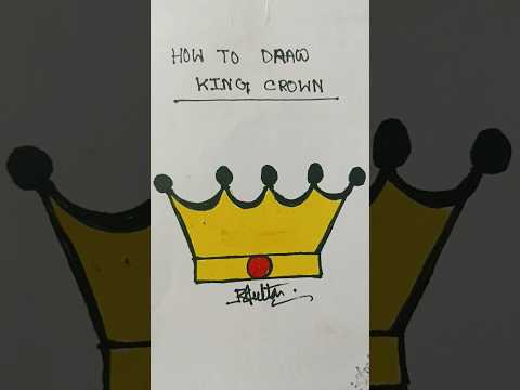 #howtodraw king crown 👑#subscribe #drawing #art #easydrawing #drawingtutorial #kingcrown #king#crown