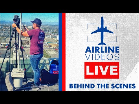 Behind the Scenes of Airline Videos Live at LAX