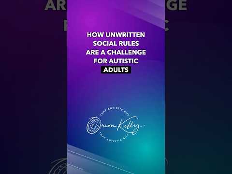 Struggling With Social Norms & Unwritten Rules #autismsigns