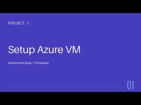 Learn IAM in Azure | Project 1 | Create First VM in Azure for Domain Controller | Video 4