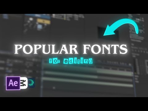 The Most Popular FONTS for Editing | TikTok Edit Tutorial