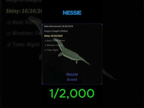 The Rarest Fish In FISCH| ROBLOX #roblox #fishing #fisch