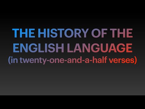 The History of English in 21 and a half verses   SD 480p