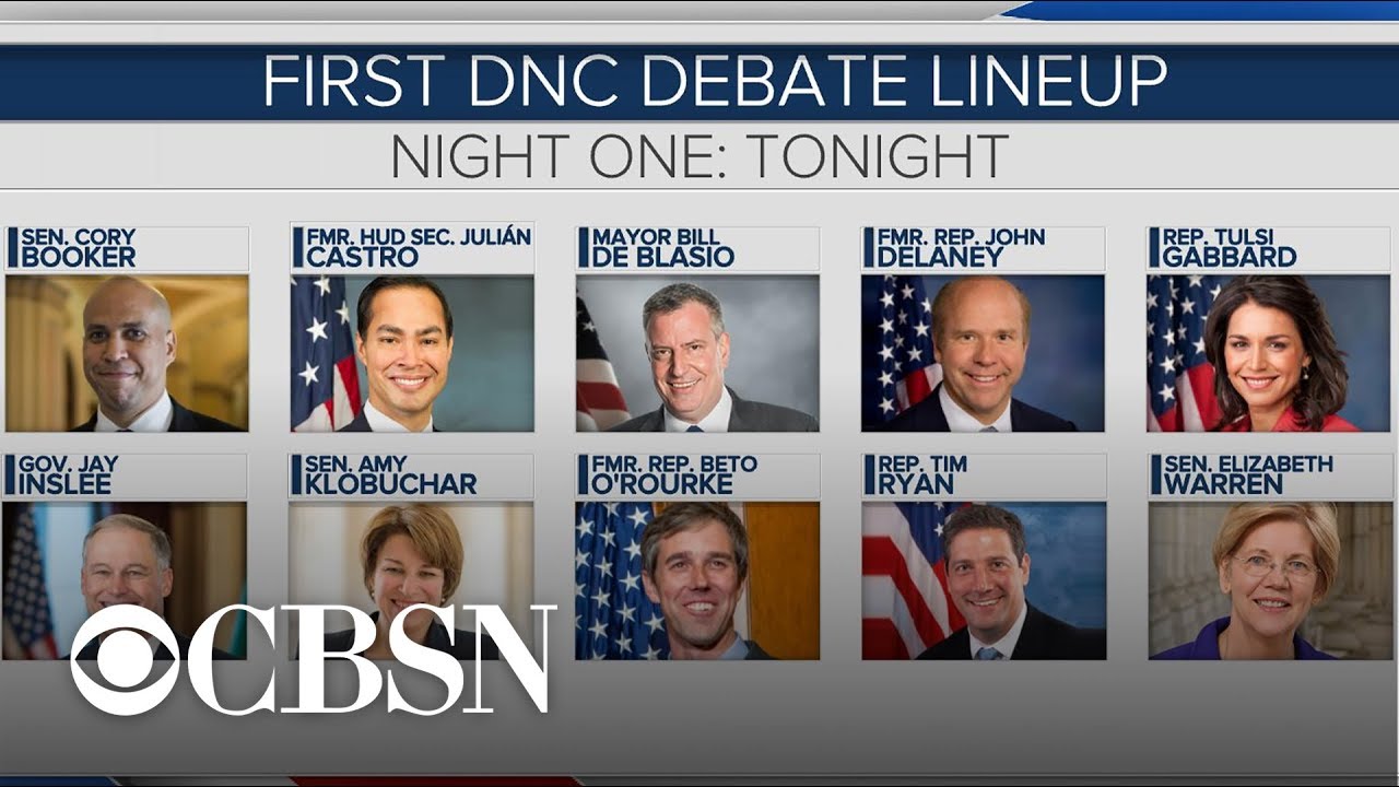 What to expect from the first Democratic debates