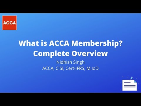 Requirement for ACCA membership