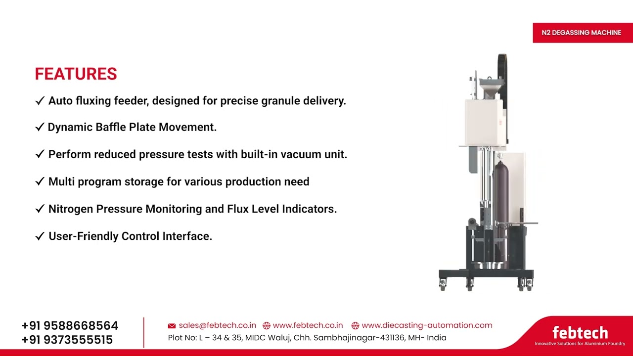 Nitrogen Degassing Machine for Die Casting
