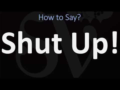 How to Pronounce Shut Up? (2 WAYS!) British Vs US/American English Pronunciation