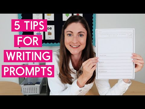 5 Tips for Helping K-2 Students Respond to Writing Prompts