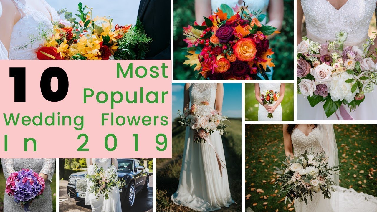 10 MOST POPULAR WEDDING FLOWERS