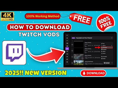 How To Download Twitch Vods (2025)