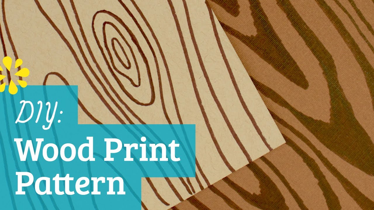 How to Make Wood Print Pattern