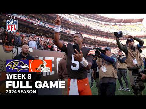 ULTIMATE BELIEF!! Baltimore Ravens vs. Cleveland Browns FULL GAME | NFL 2024 Season Week 8