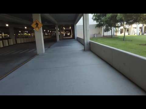 Walking from Parking Garage into RSW Airport Terminal - Fort Myers, FL