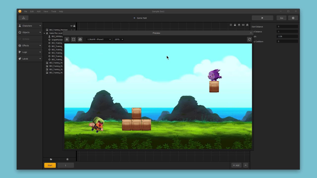 Game Preview - Buildbox 2 Tutorial