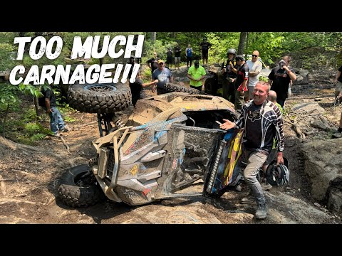 Pure Destruction Going Up Greens Mountain! 50 SxS Attempt The Climb