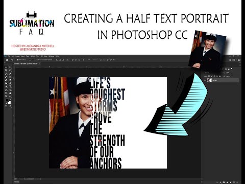 Creating a Half Text Portrait in Photoshop CC2018