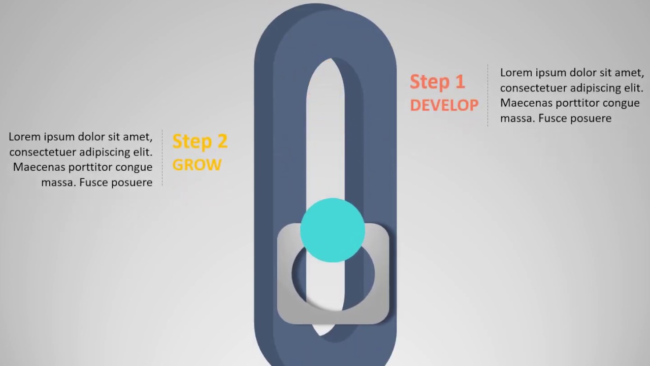 Animated PowerPoint Template - Slider animation