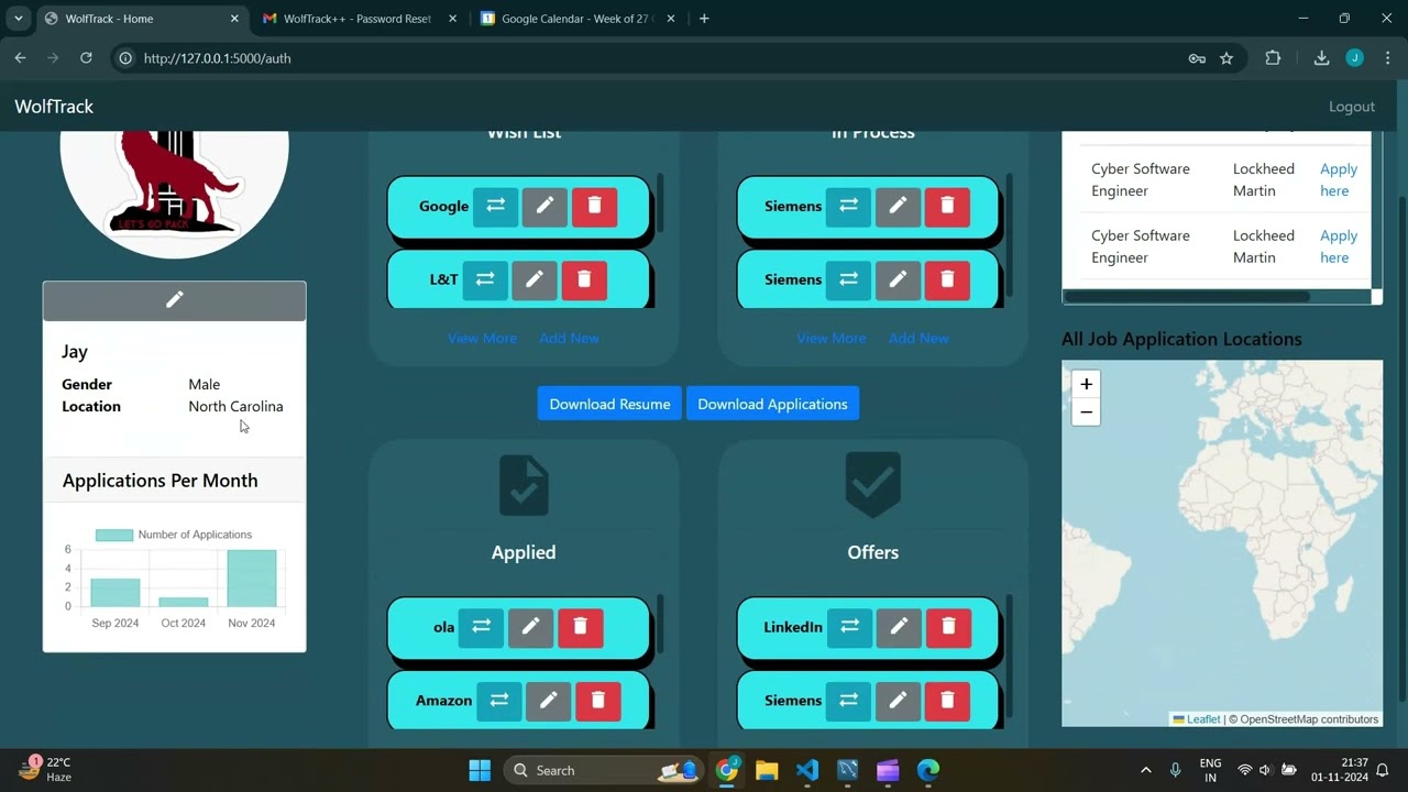Team 58 - WolfTrackPlus project