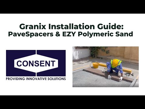 Granix Installation Guide: PaveSpacers & EZY Polymeric Sand for Perfect Results