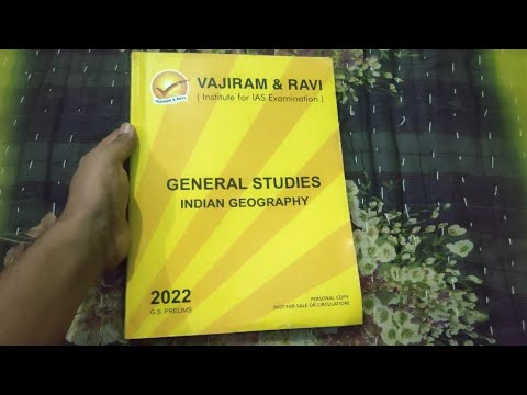 Yellow book review of Vajiram Ravi #indiangeography