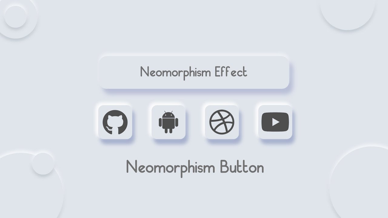 Button With Neumorphism Effect Using HTML CSS | Neumorphism css | Nemouphism Button