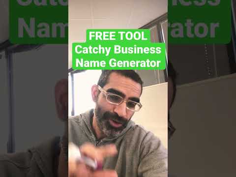 FREE Creative Business Name Generator #shorts