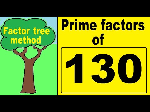 Prime factors of 130.