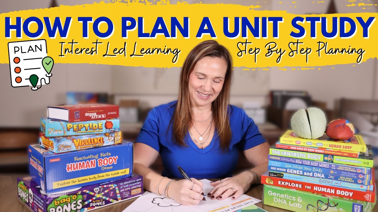How to Plan a Homeschool Unit Study (Step-by-Step Guide)