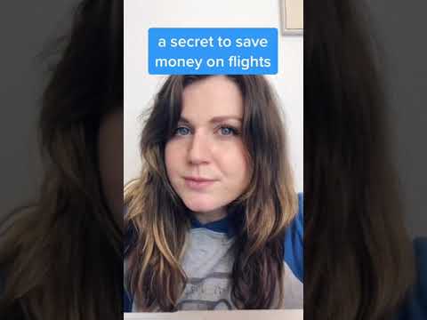 SECRET to saving money on flights | budget travel hacks and tips | cheap flights trick #shorts