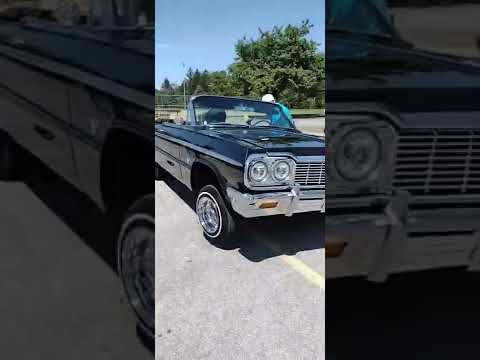 1964 Impala doing 3 wheel