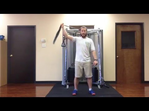 D2 Shoulder Extension Exercise with Elastic Resistance | N 2 Action