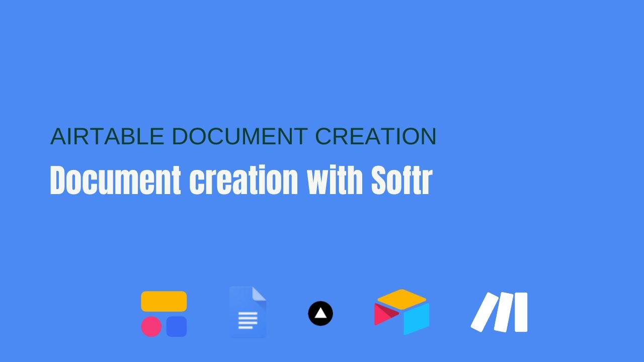 Generate Document with Softr - Airtable - Typeflow - Make