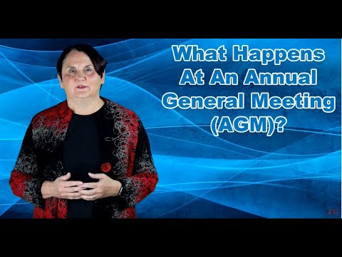 What Happens at an Annual General Meeting (AGM)?