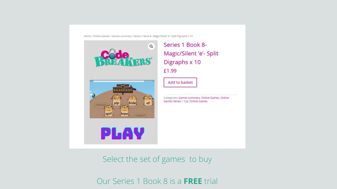 Buying CodeBreakers online games