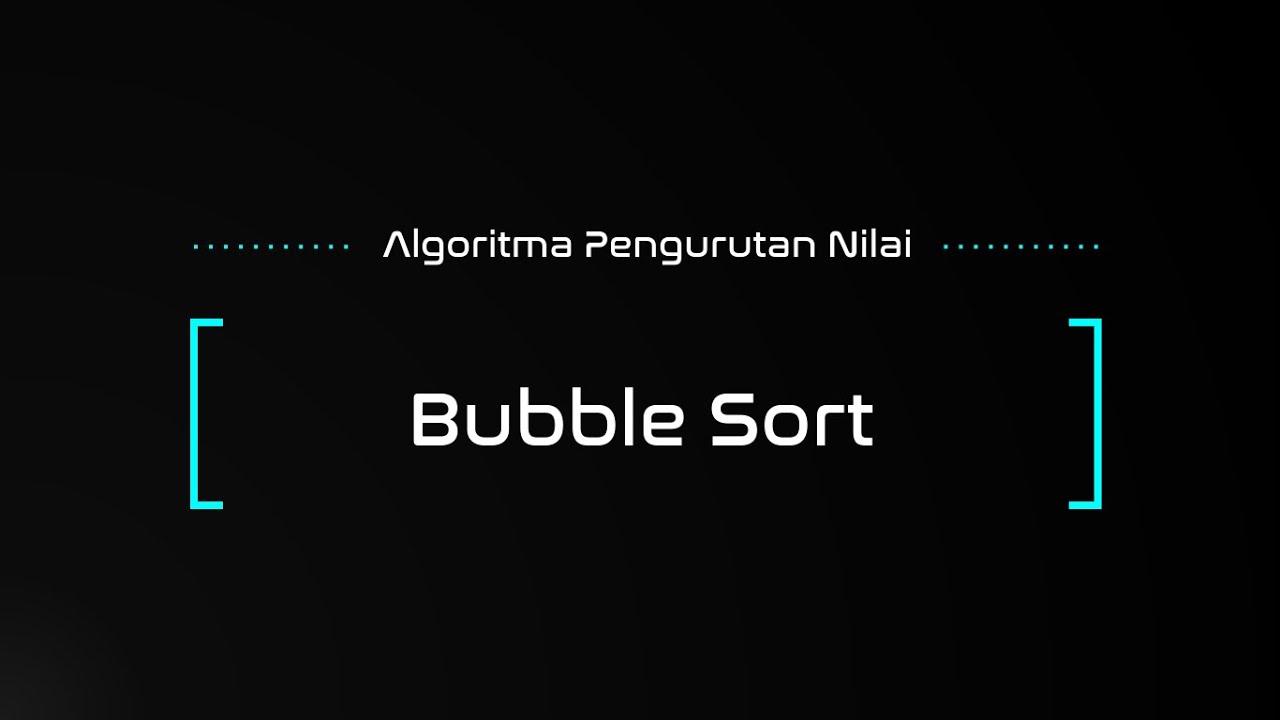 Algoritma Bubble Sort || Python
