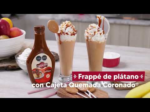 Frappé de plátano con Cajeta Quemada Coronado