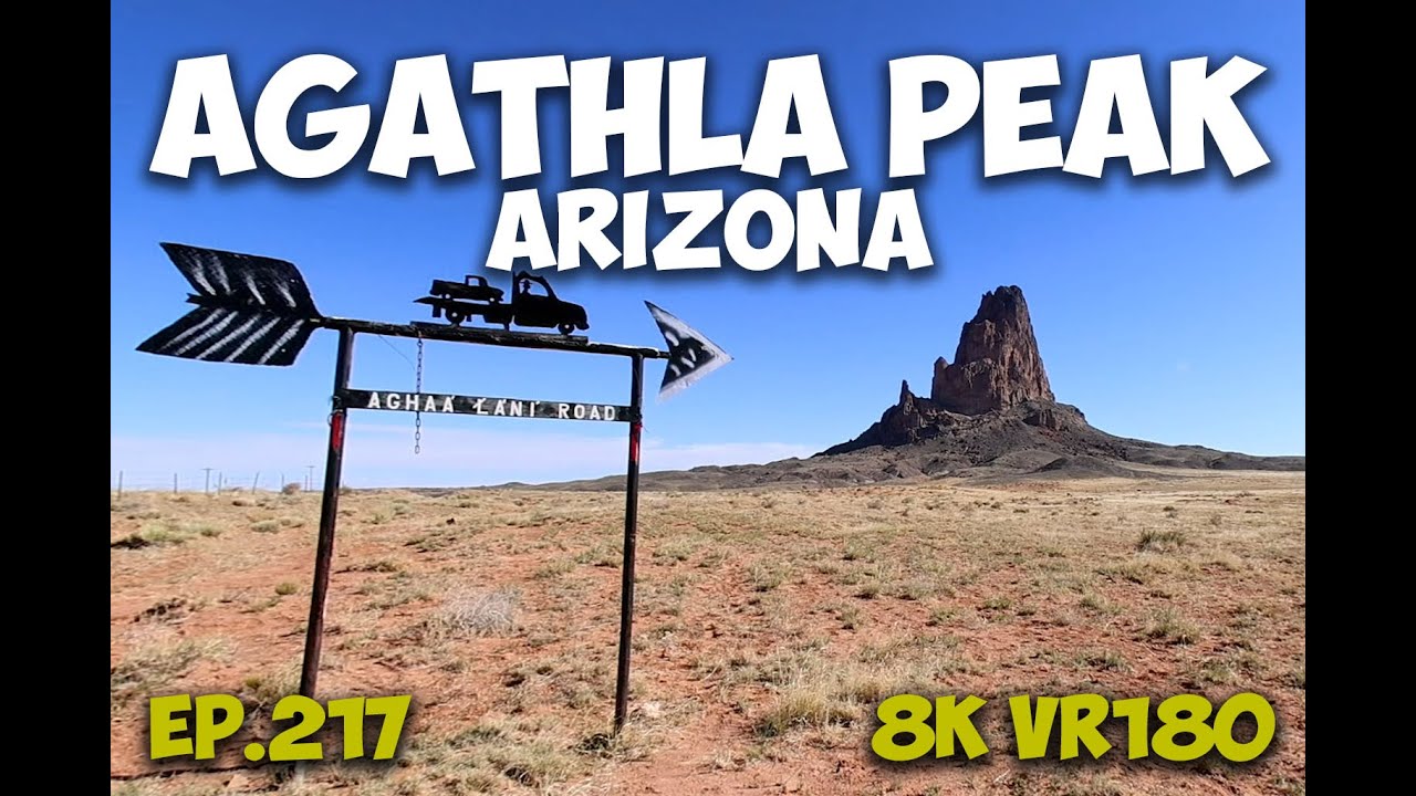 Ep.217 Agathla Peak Arizona – Isolated Volcanic Plug Rising From the Open Desert 8K VR180 3D Travel