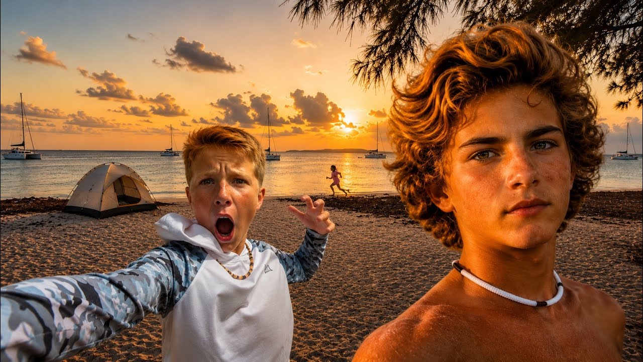 Our Kids Slept ALONE on a Bahamas Beach…