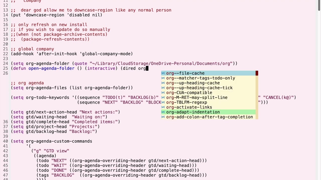 define a custom keybinding in emacs