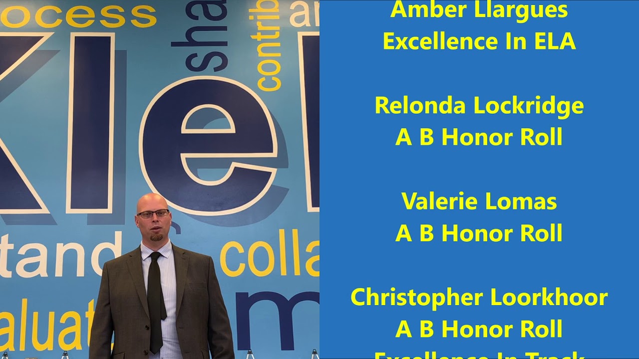 Kleb: 8th Grade Awards