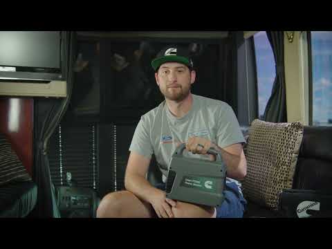 Chase Briscoe Opens Cummins Onan Power Station from Box