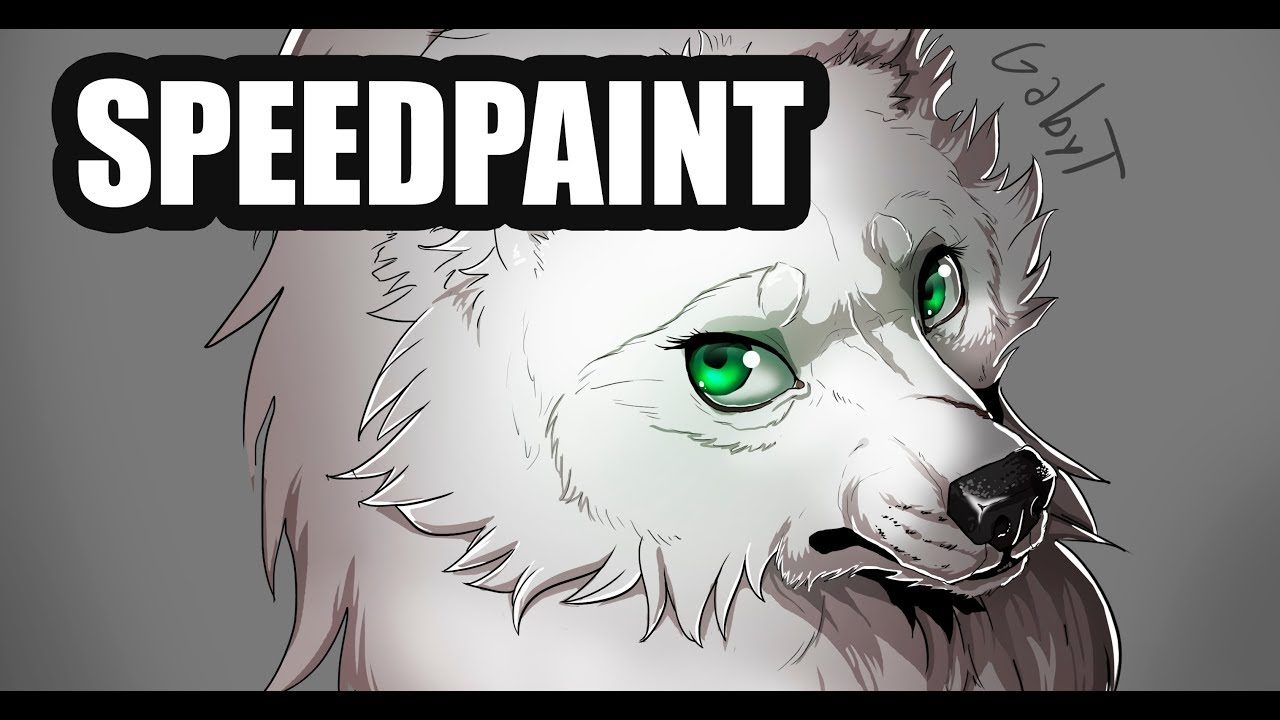 //SPEEDPAINT// Wolf (Portrait Commission)