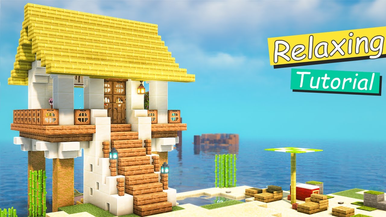 How to Build a Beach House in Minecraft! - Minecraft Builders
