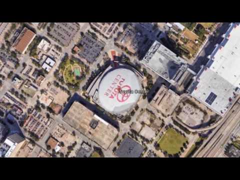 GOOGLE MAP  Toyota Center in Houston, Texas