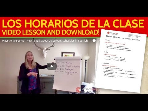 Learn Spanish for Educators: How to Talk About Classroom Schedules in Spanish