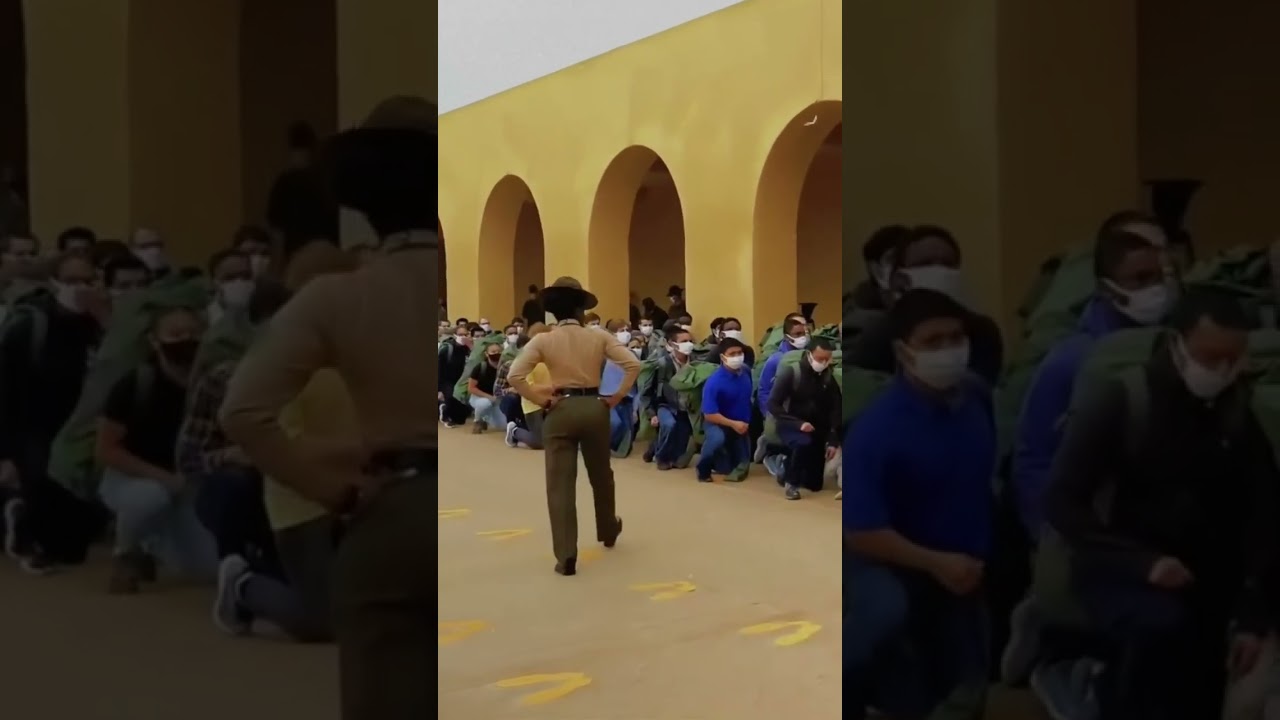 Female Drill Instructor gets heated. #delayedentryprogram #marines #drillinstructor